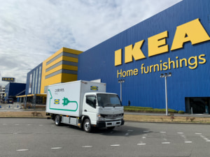 イケア／「EVトラック」17台追加導入、ゼロエミッション配送25％に - トラックニュース